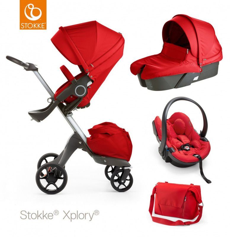 Stokke Xplory V5 Complete Szuperszett - Red